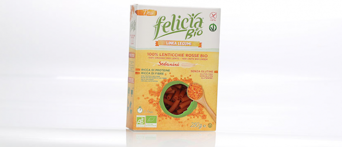 Felicia presenta al Cibus la sua pasta di legumi bio - InstoreMag