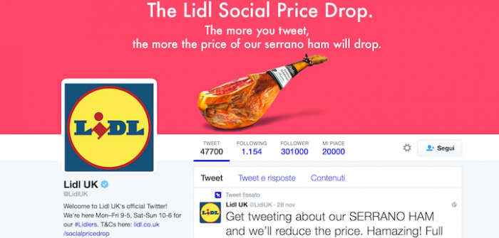 A Natale da Lidl Uk il prezzo è nelle mani (social) dei clienti ...